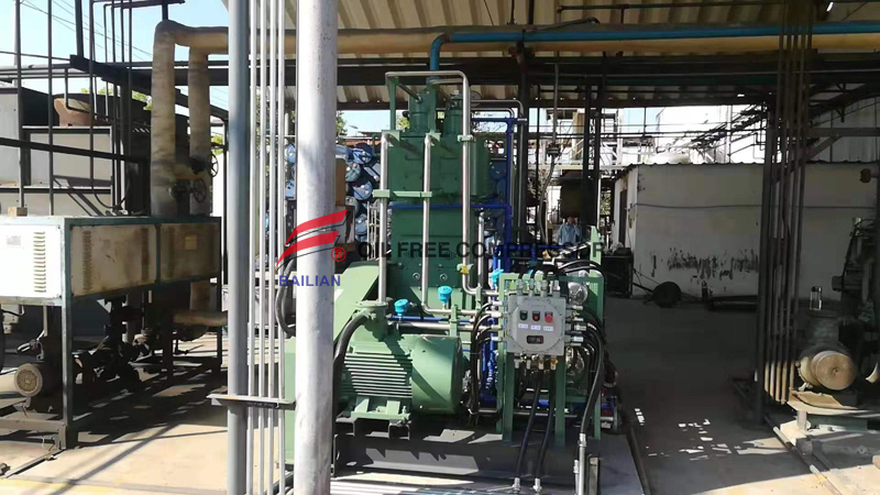 oil free low pressure hydrogen gas reciprocating compressor from China ...