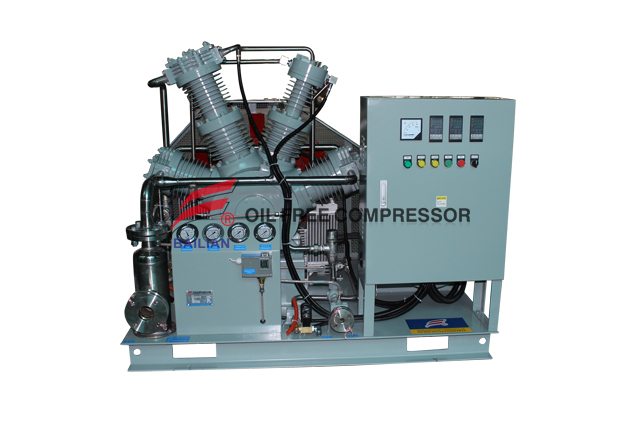 m125 quite water cooled helium piston compressor for recovery from ...